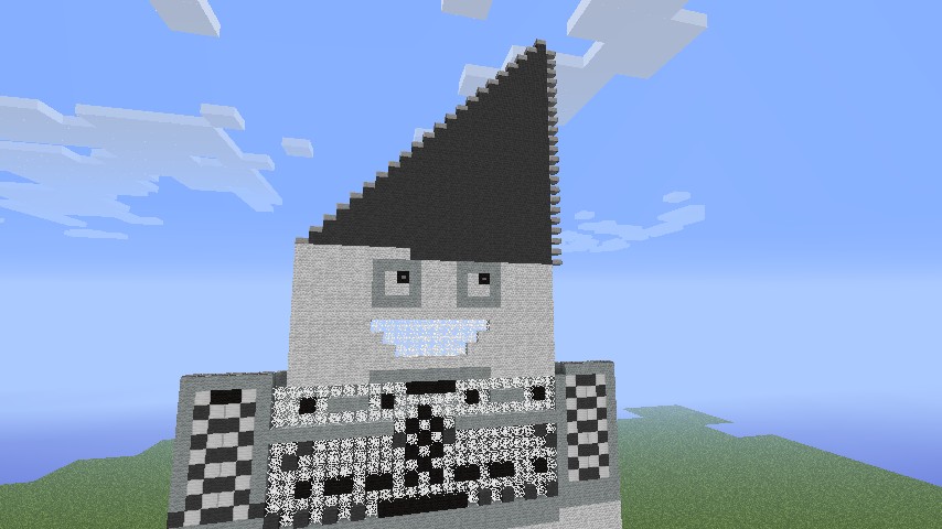 Checkerboard Dude - Pixelart Minecraft Map