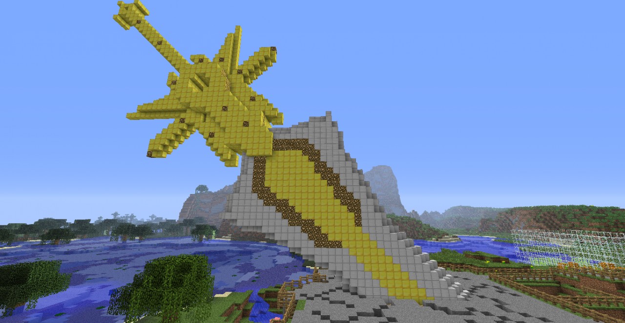 Diablo III Tyrael's sword Minecraft Map