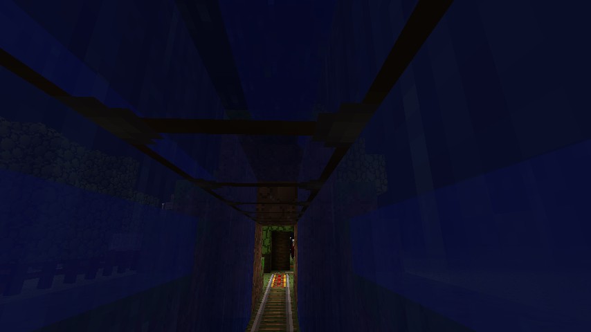 Superflat Roller coaster Minecraft Map