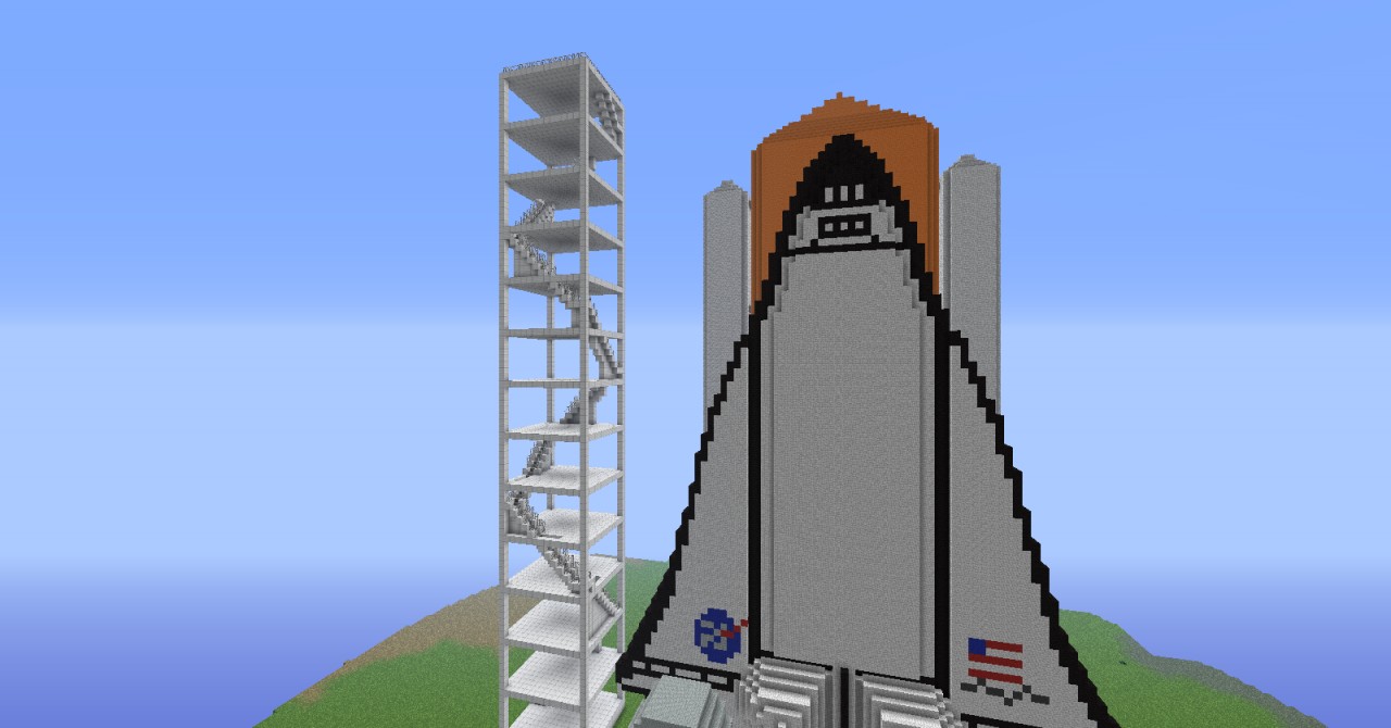 Space Shuttle Discovery Minecraft Map