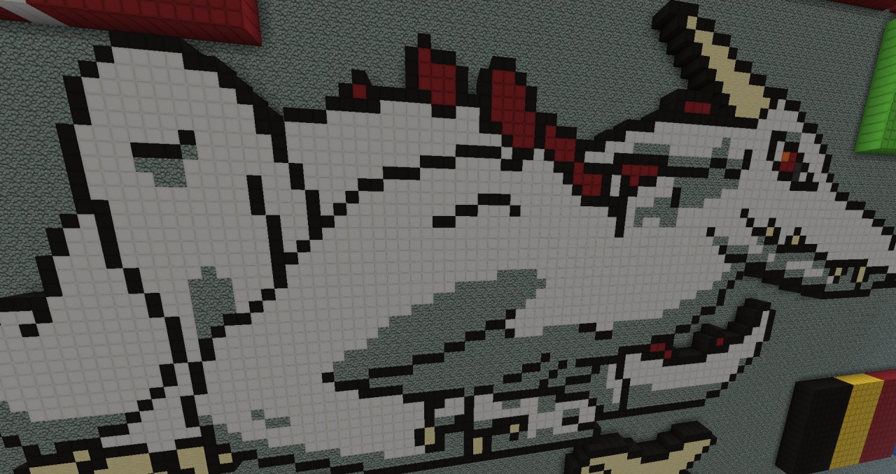 PIXELART WALL Minecraft Map