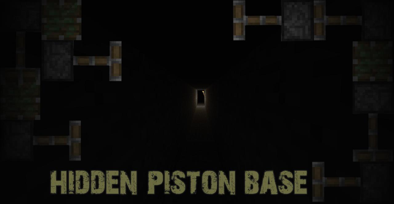 Hidden Piston Base Minecraft Map
