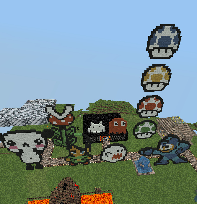 Pixel Art by CaseyH122 Minecraft Map