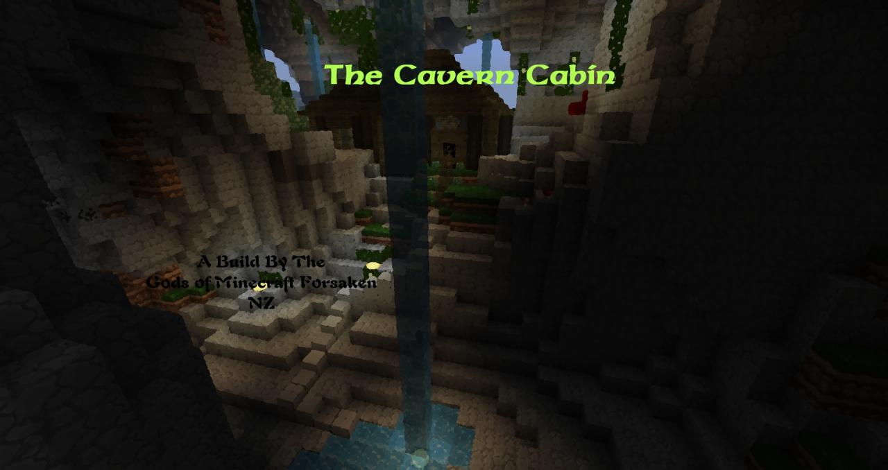 Gods of Minecraft Forsaken - The Cavern Cabin Minecraft Map
