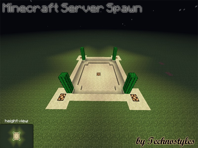 Desert Server Spawn Minecraft Map