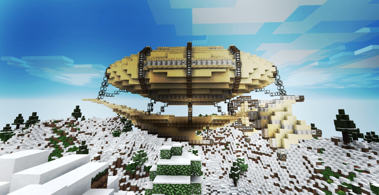 Elven Airships Minecraft Map