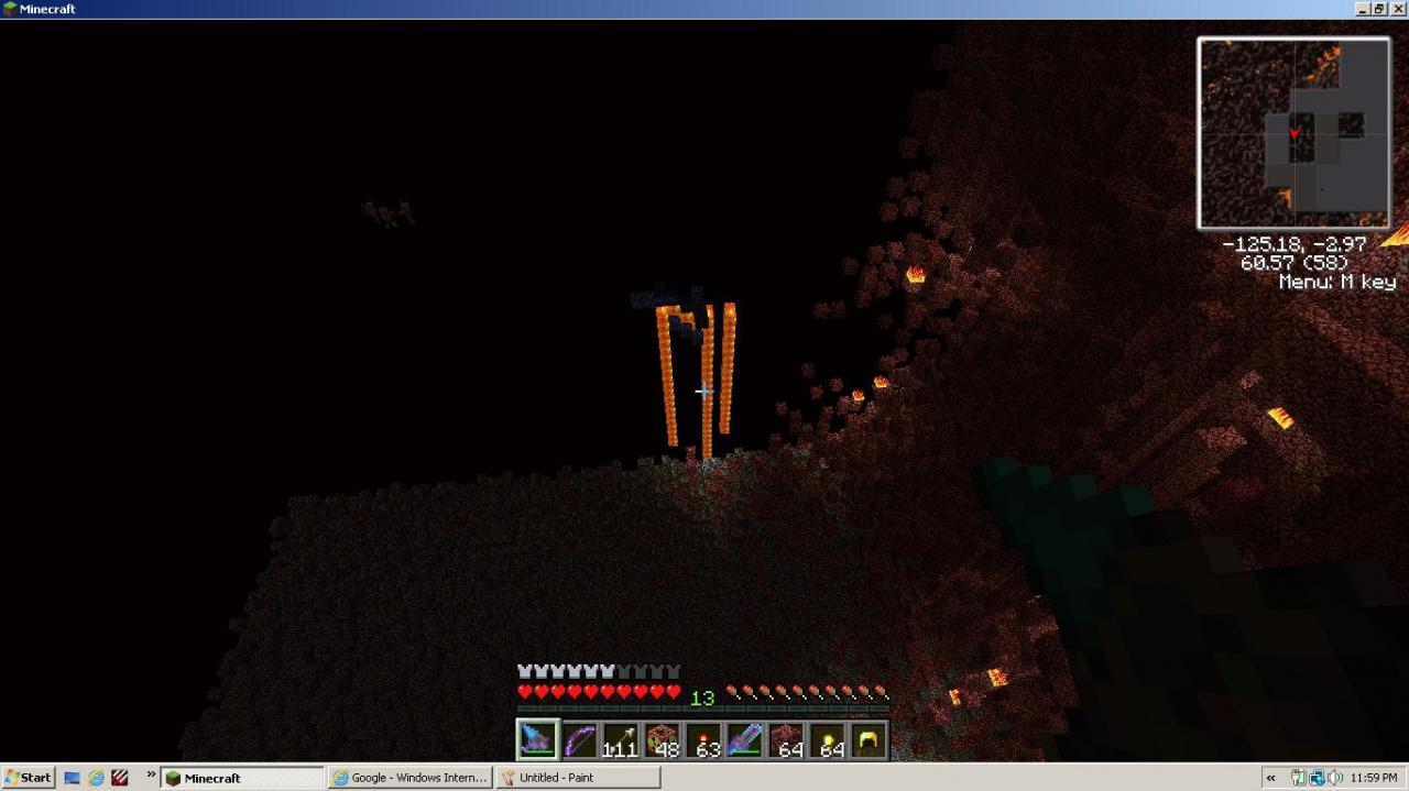 Floating Nether Minecraft Map