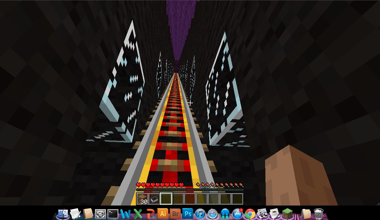 Giant Roller coaster Minecraft Map