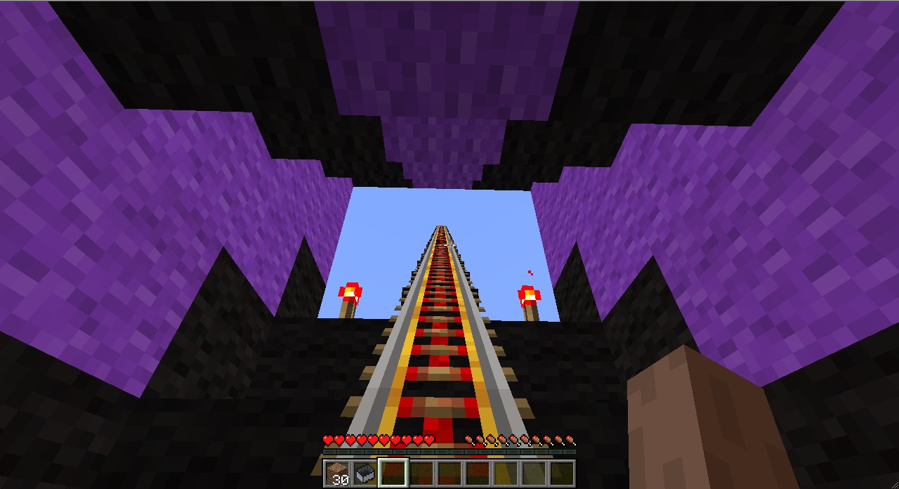Giant Roller coaster Minecraft Map