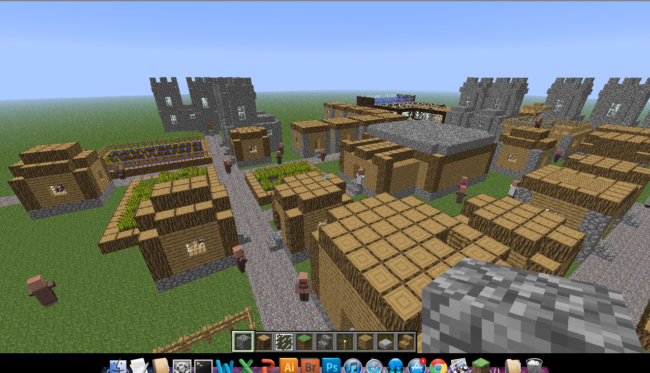 Giant city (not random) Minecraft Map