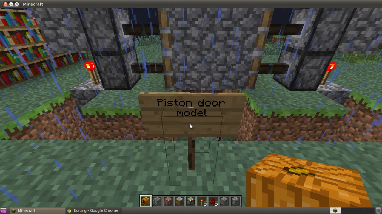 Simple Piston Door Minecraft Map