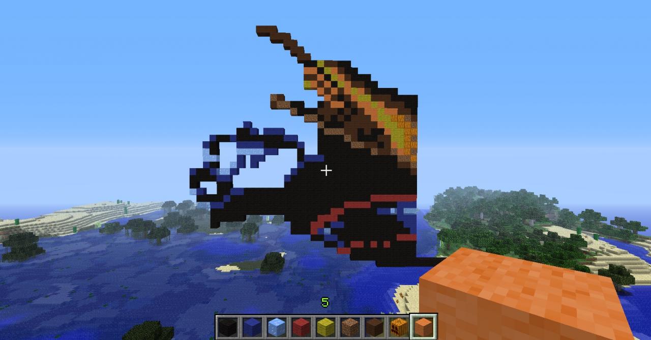 Samus Aran's Ship from Metroid: I want one. Minecraft Map