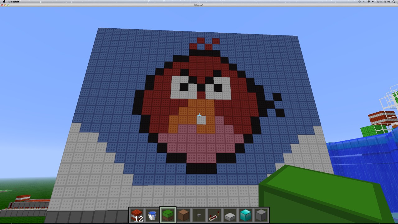 Angry Birds Minecraft Map