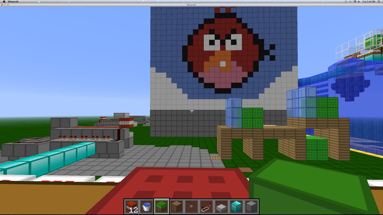 Angry Birds Minecraft Map