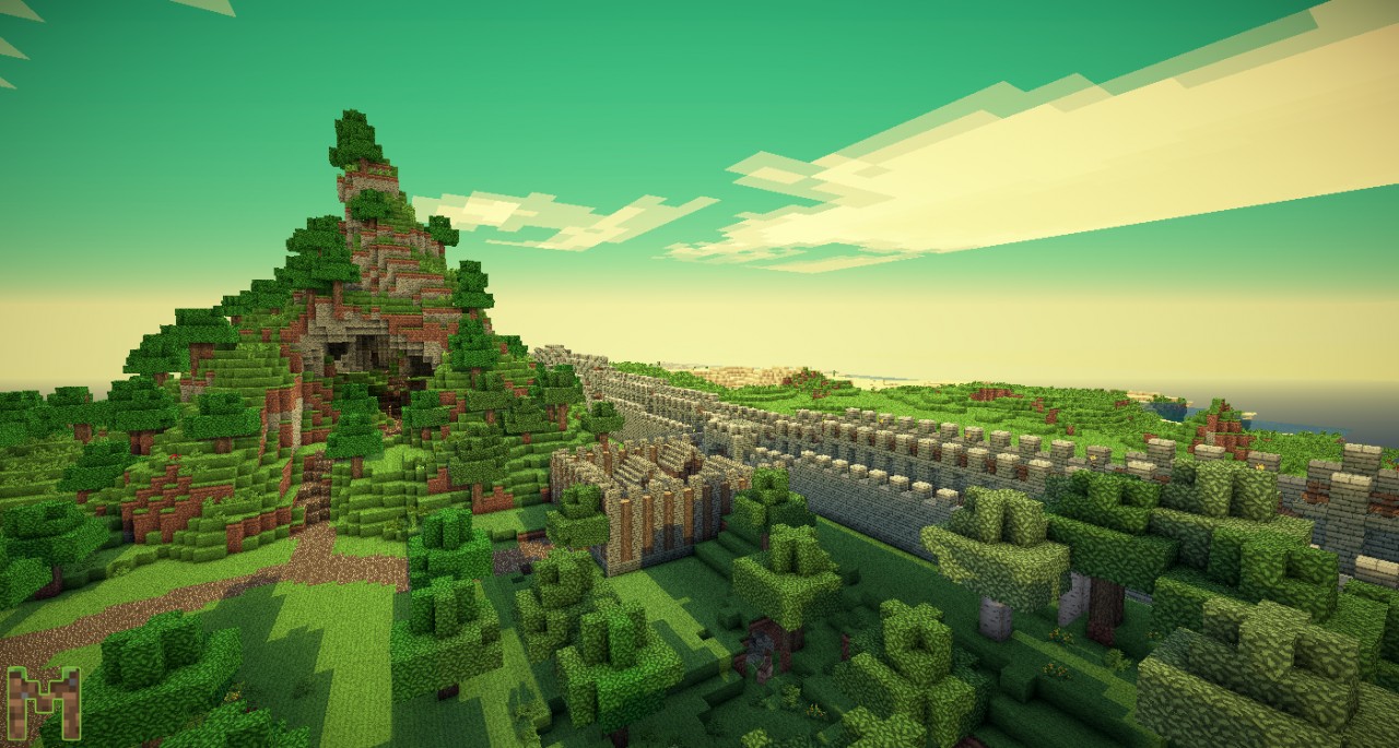 Hadrian's Wall | 120A.D Minecraft Map