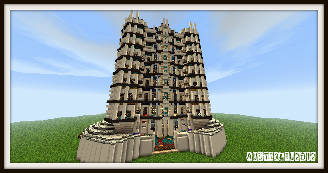 The white building Minecraft Map