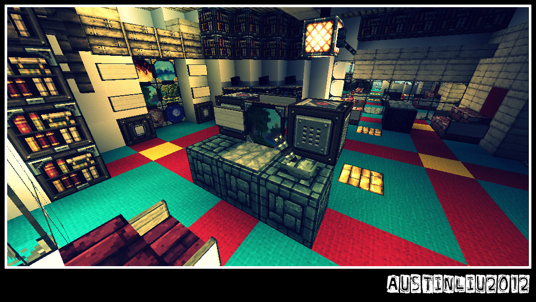 The white building Minecraft Map