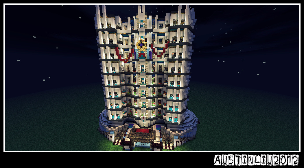 The white building Minecraft Map