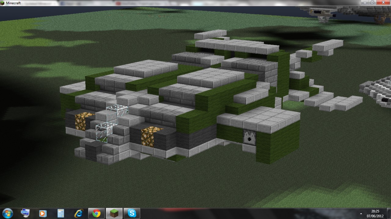 Alien: UD4L Cheyenne Drop Ship (zeppelin mod compatible) Minecraft Map