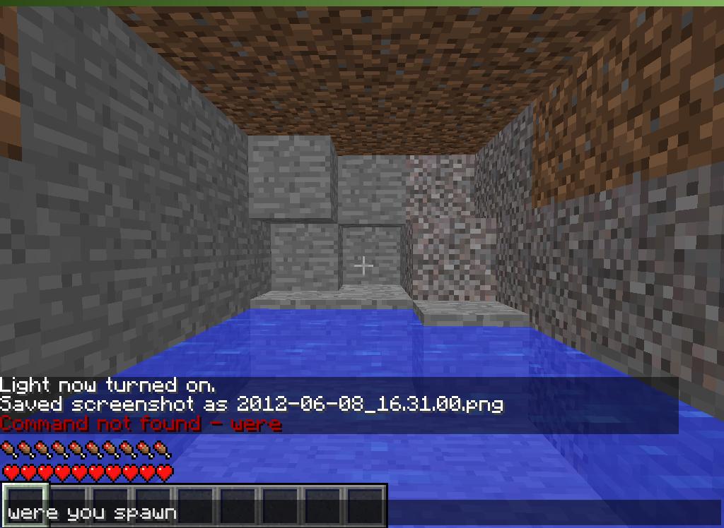 cave spawn Minecraft Map