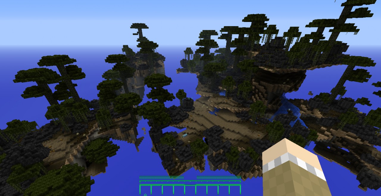 the skylands Minecraft Map