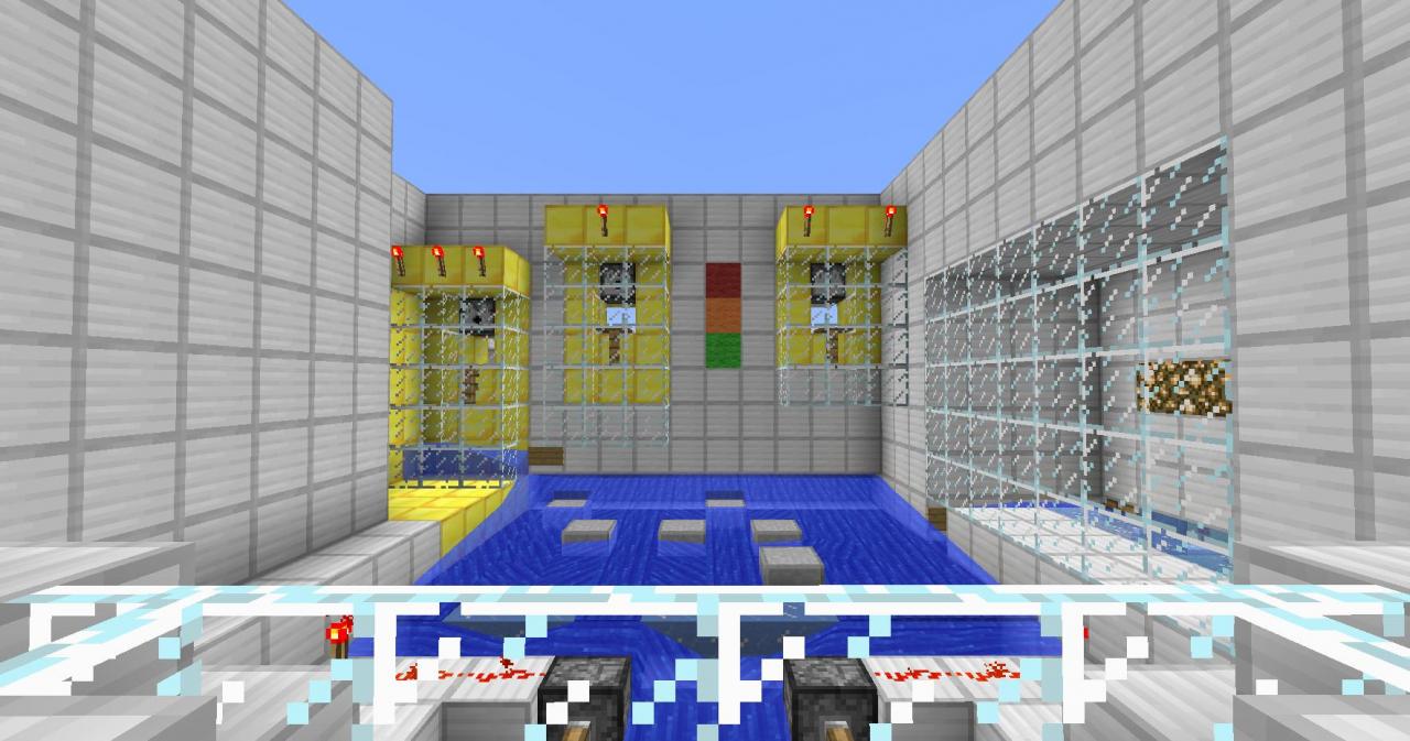 Pinball!- I think it's the first ever made! Minecraft Map