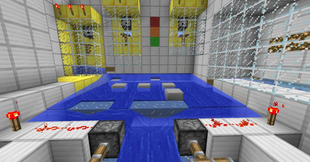 Pinball!- I think it's the first ever made! Minecraft Map