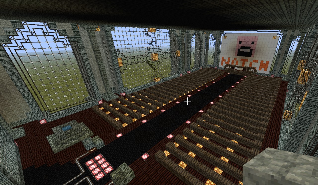 Notch Temple+Statue Minecraft Map