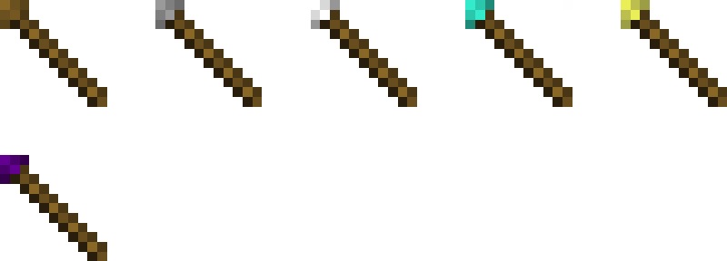 Spears Mod - Wood, Stone, Iron, Diamond, Gold, and Obsidian! Minecraft Mod