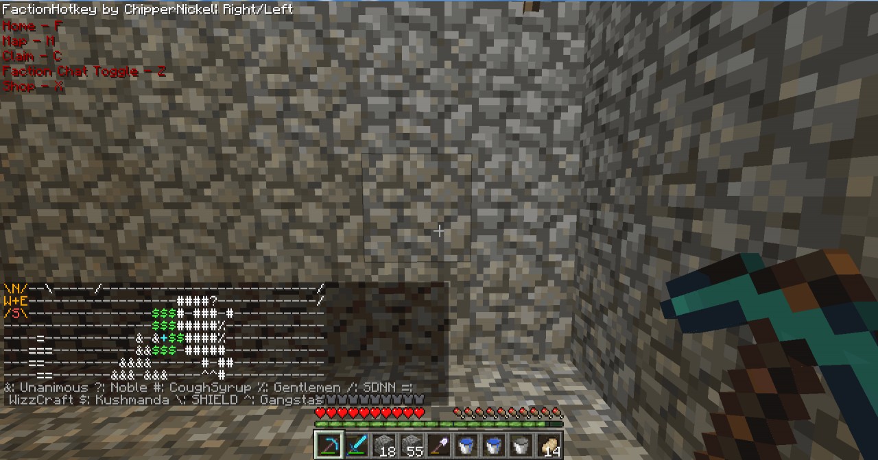 [1.2.5] Faction Hotkey | By ChipperNickel Minecraft Mod
