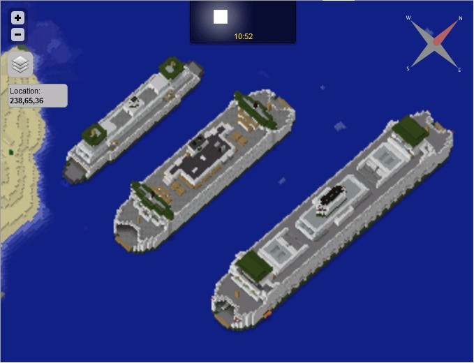 Washington state ferry 【MV.Tacoma】(Now with schematic) Minecraft Map