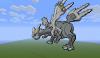 Kyurem Pixel Art Minecraft Map
