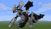 Black Kyurem Pixel Art Minecraft Map
