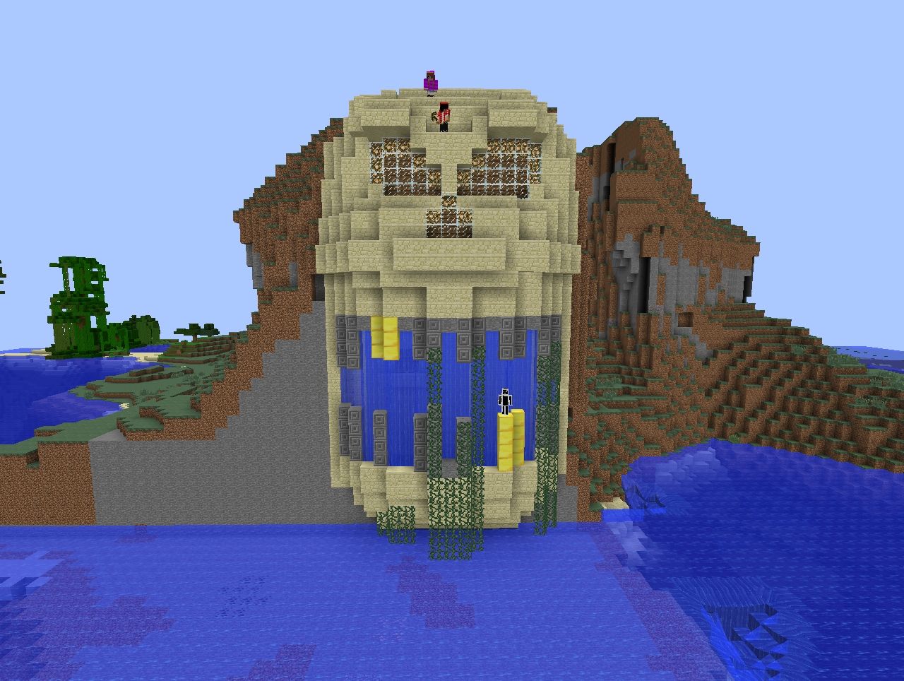 Skull Schematic Minecraft Map