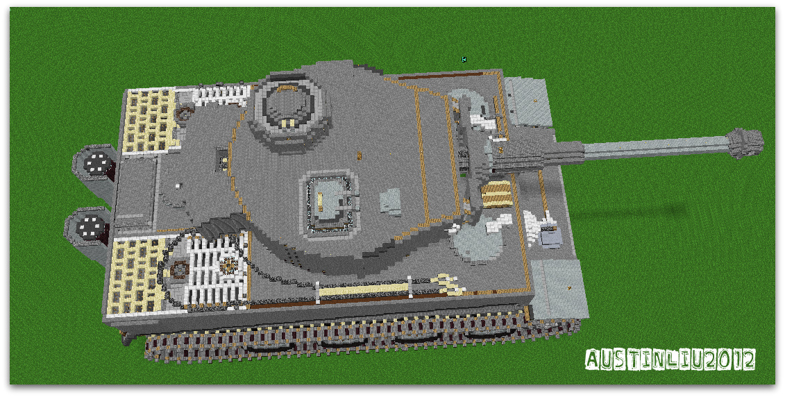 Tiger I tank! Minecraft Map