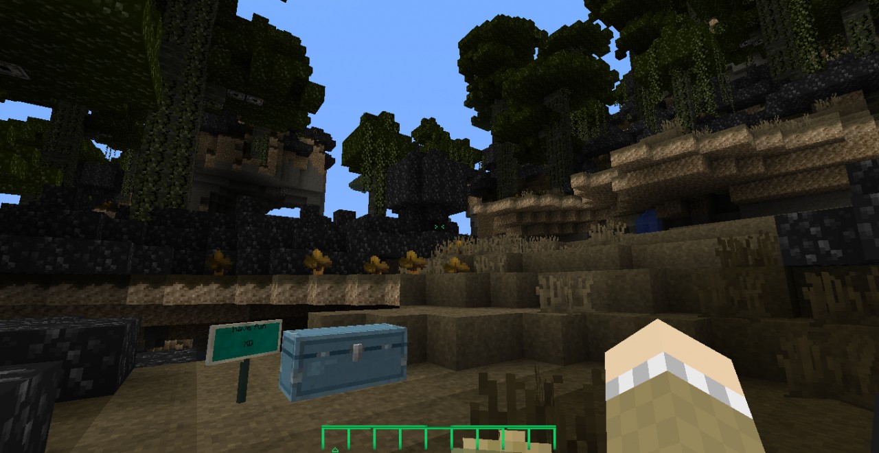 the skylands Minecraft Map