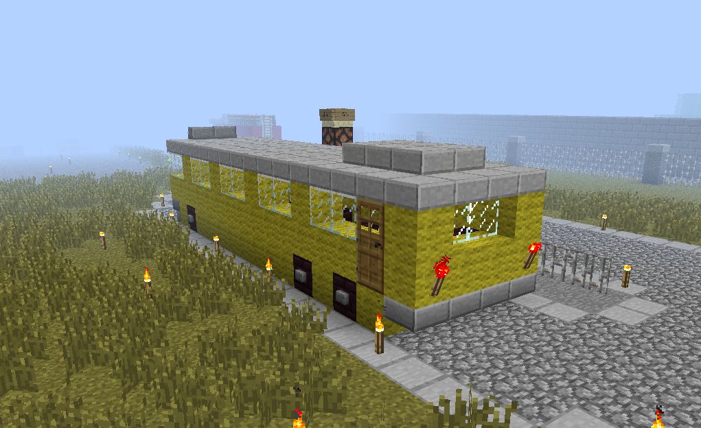 Public transport bus service Minecraft Map