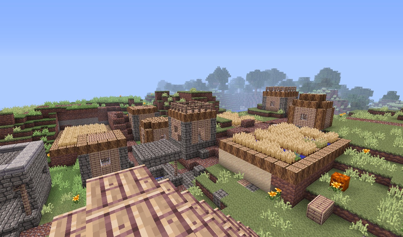 Nice Ncp village! also cool secret passages like sewers! Minecraft Map