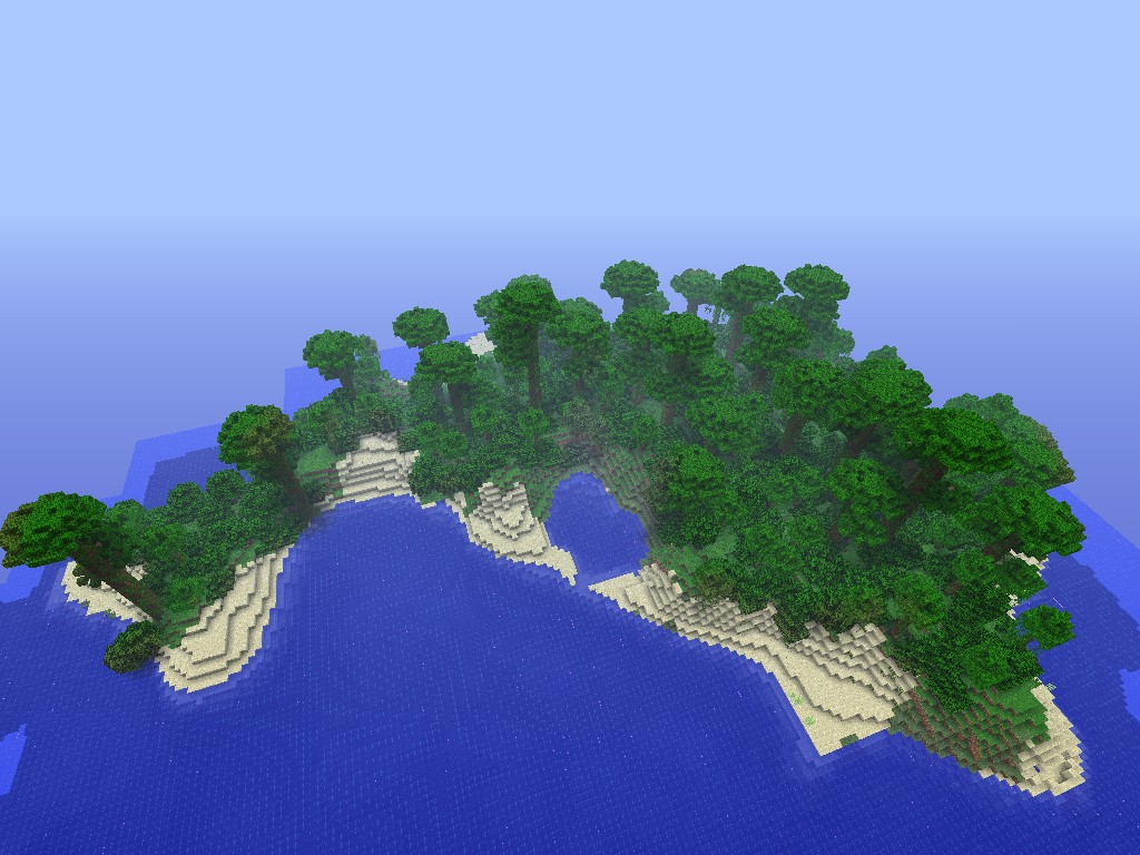 Tropical Island Minecraft Map