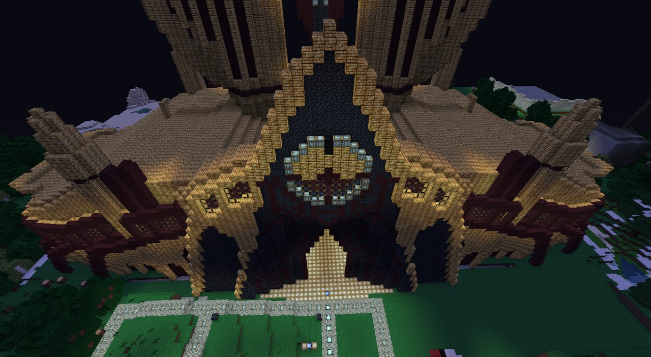 Space-Time Towers [from Pokemon: Movie 10] Minecraft Map