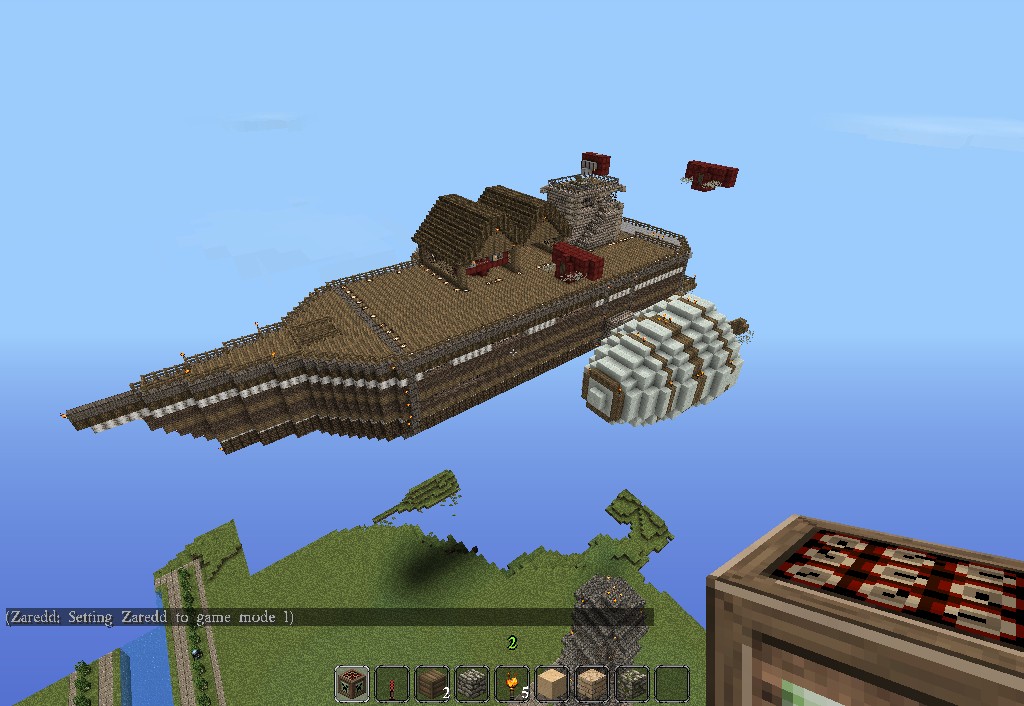 Huge Airship! Take a look! Minecraft Map