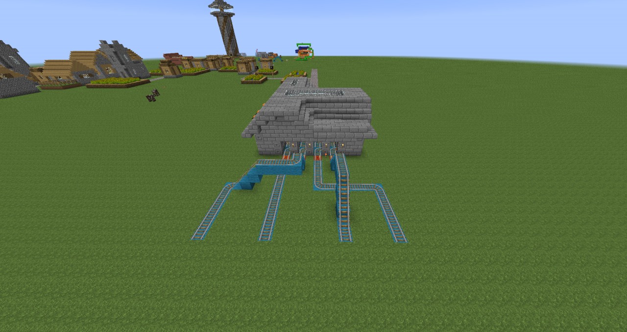 Redstone Tutorial - Multi-Track Minecart Station Minecraft Map