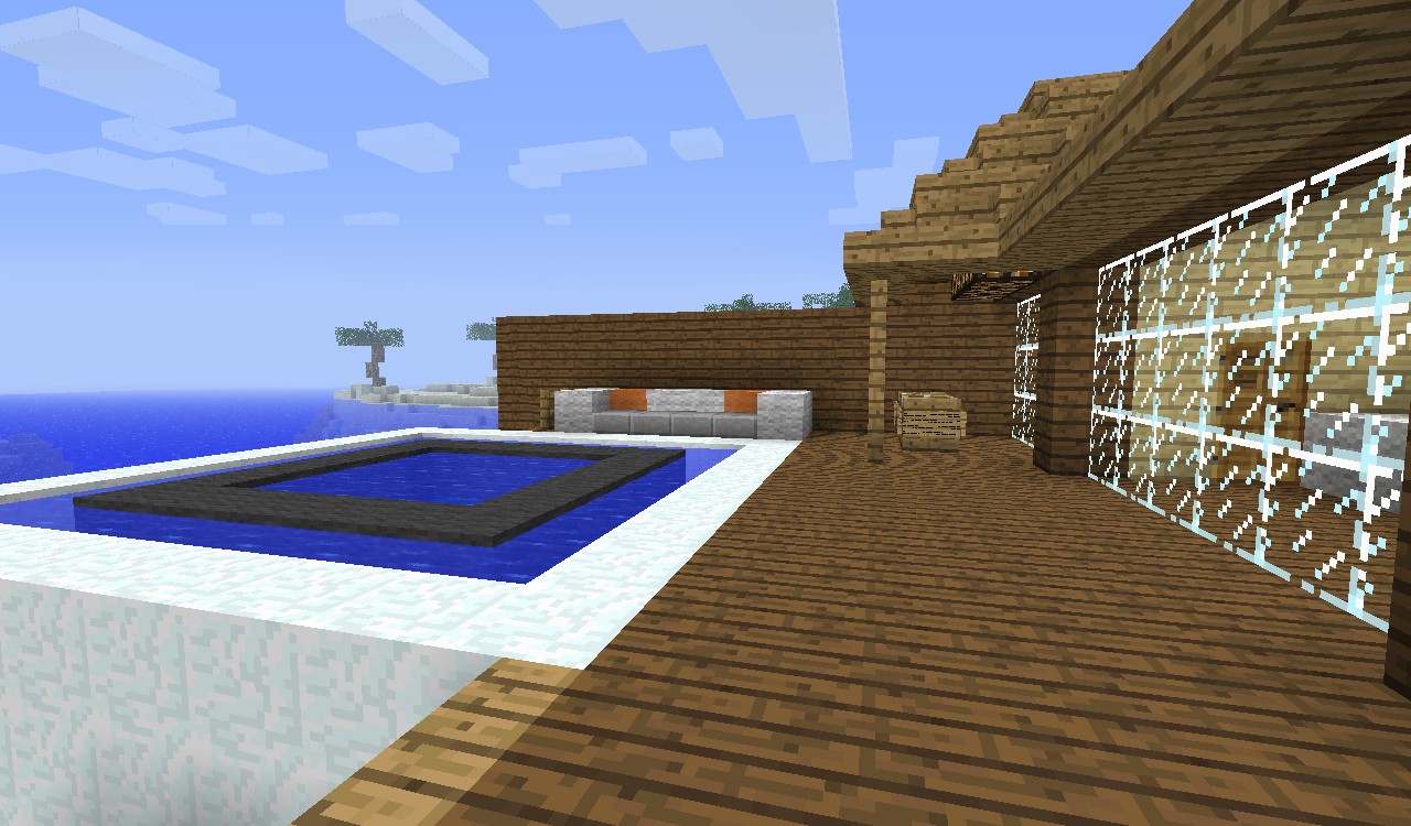 Tropical house Minecraft Map