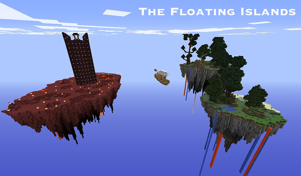 The Floating Islands Minecraft Map