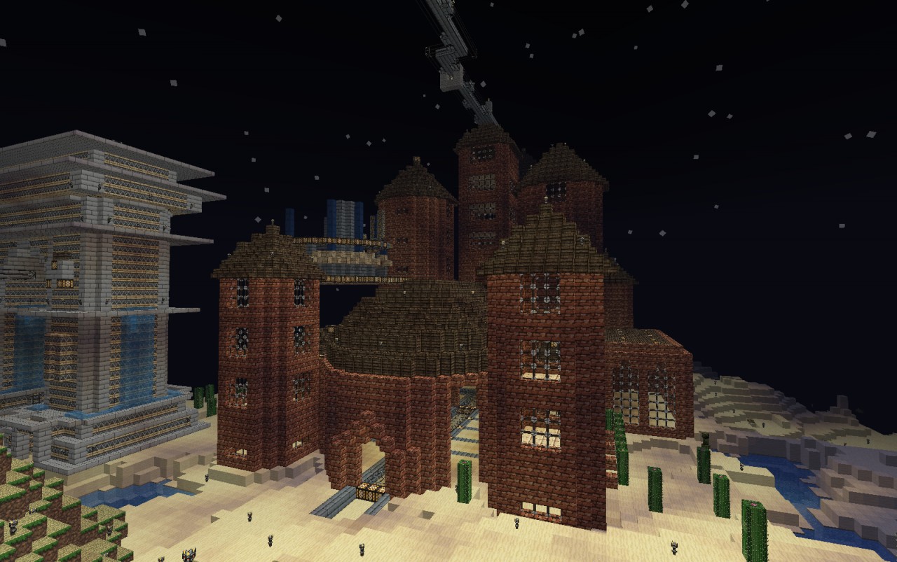 Red Brick Castle Minecraft Map