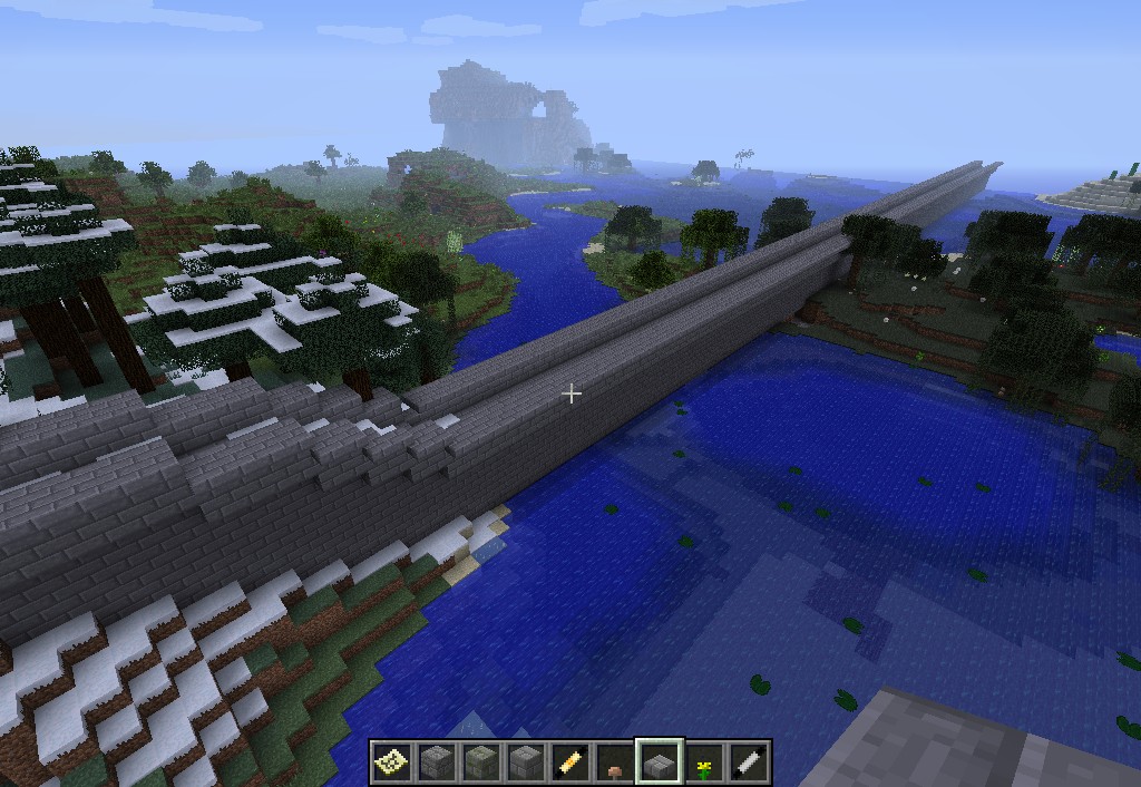 wall around the world Minecraft Map