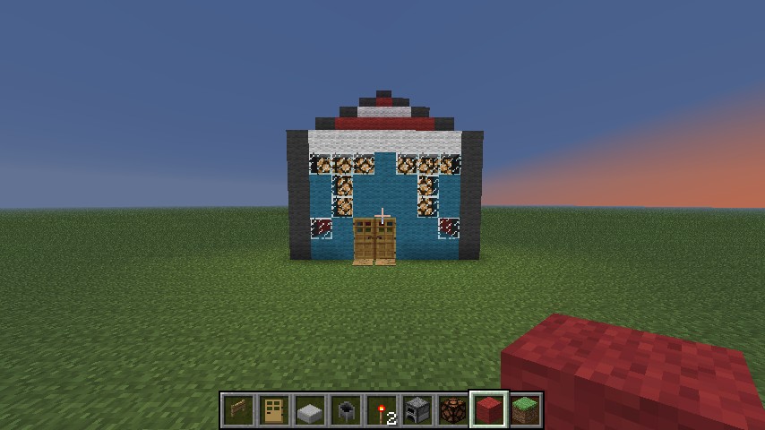 wool house Minecraft Map