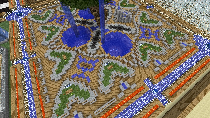 Small garden plot with a tree centrepiece Minecraft Map
