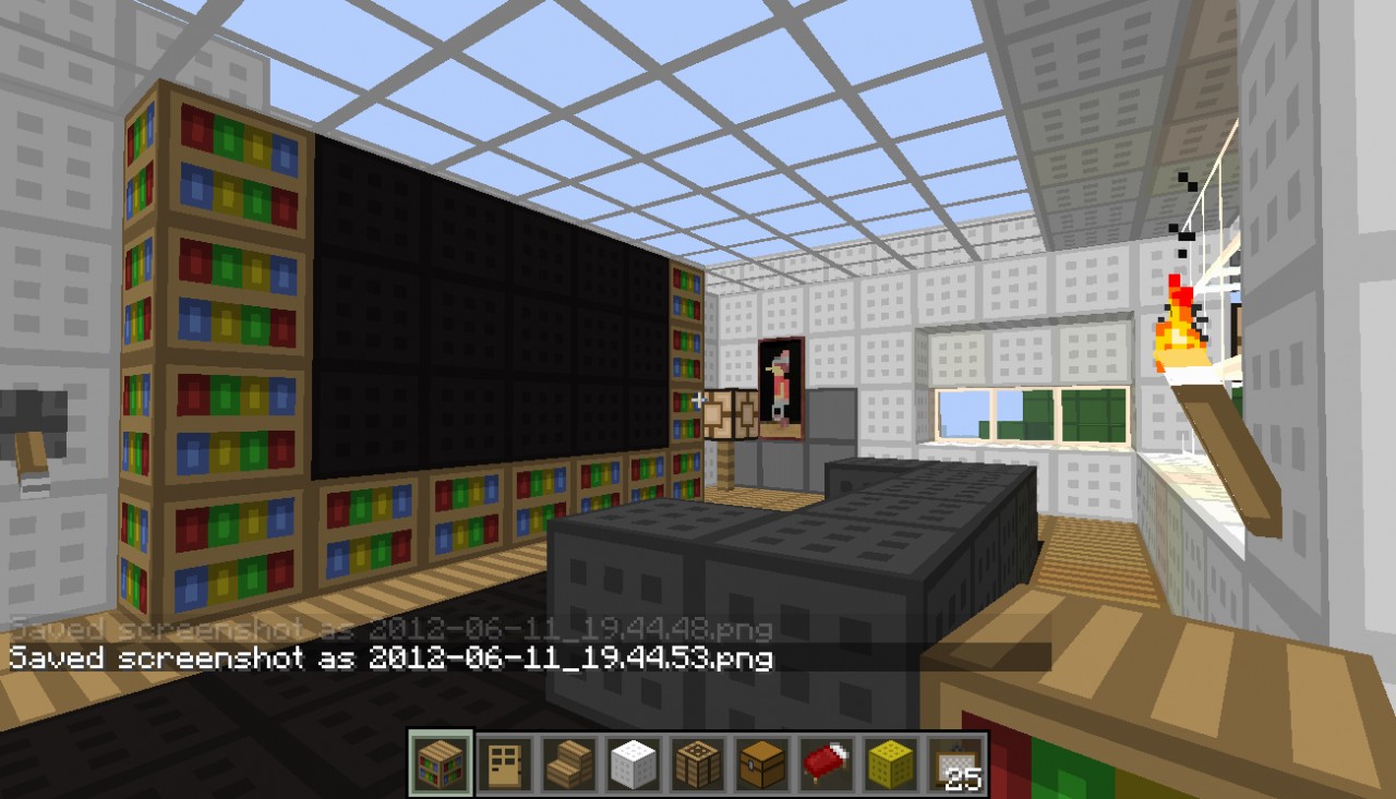 A modern house Minecraft Map