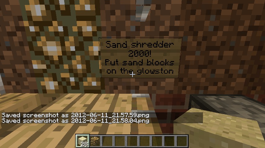 Sand Shredder 2000! Minecraft Map